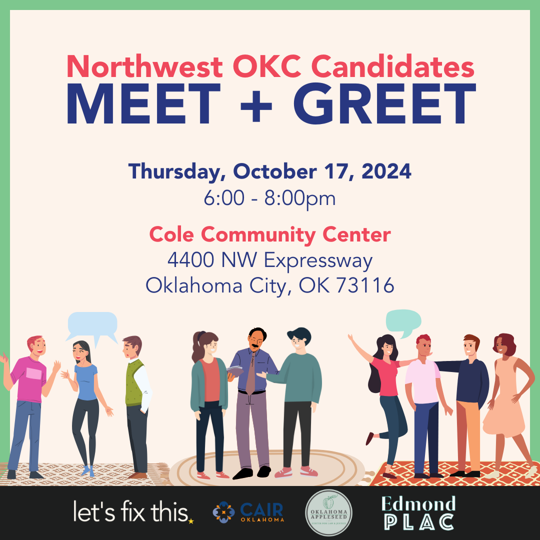 CAIR Oklahoma Co-Hosts Northwest OKC Candidate Meet & Greet Event | CAIR Oklahoma